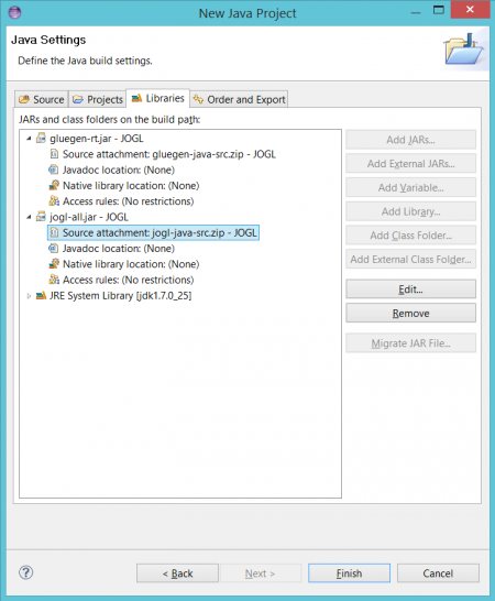 Setting up a JogAmp project in your favorite IDE - JogampWiki